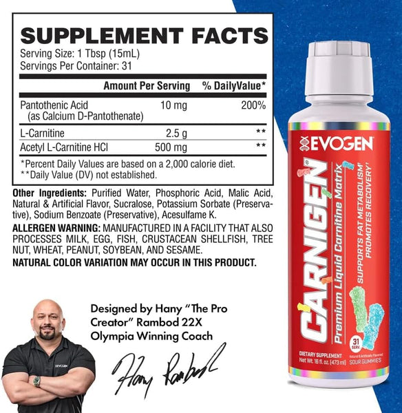 Buy Evogen Carnigen 473ml Liquid | London Supplements