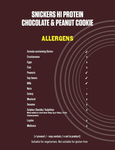 Buy Snickers Hi Protein Cookie 12x60g | London Supplements