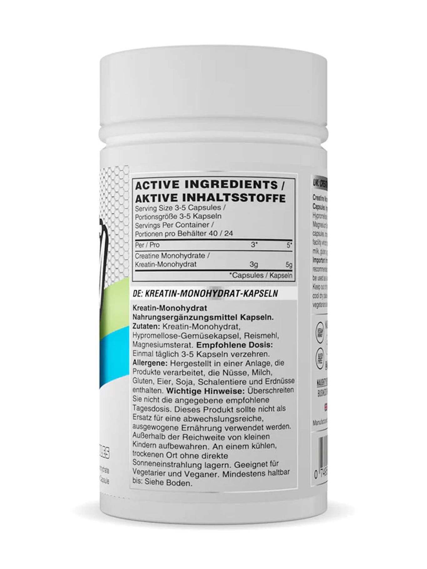Buy Naughty Boy Lifestyle Creatine 120 Capsules | London Supplements