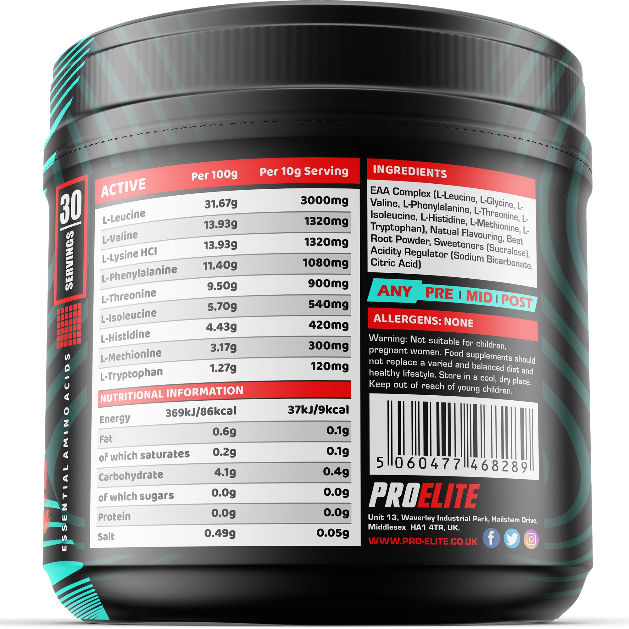 Buy PROELITE EAA 300g | London Supplements