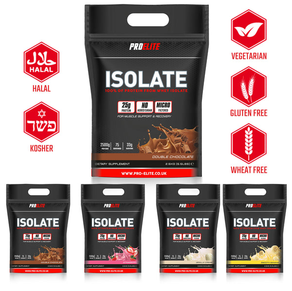 Buy Pro-Elite Isolate 1kg | 2.5kg | 5kg Powder | London Supplements