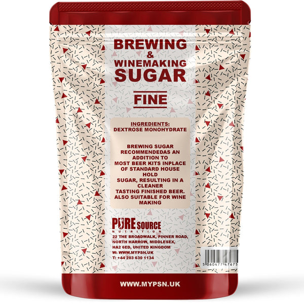 Buy Pure Source Nutrition Brewing Sugar (Dextrose Monohydrate) FINE ...