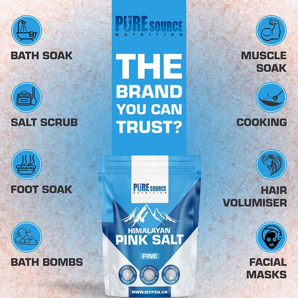 Buy Pure Source Nutrition Himalayan Pink Salt - Fine 100g - 25kg ...