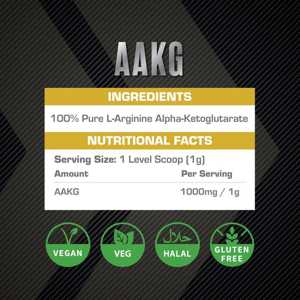 Buy XCelerate Nutrition AAKG Powder | London Supplements