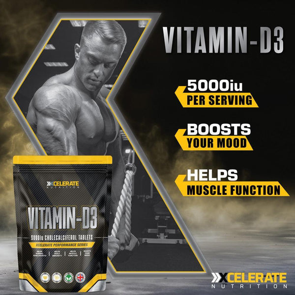 Buy XCelerate Nutrition Vitamin D3 Tablets | London Supplements